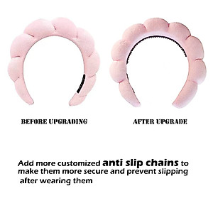 CHAOBANG 1Spa Headband and 2 Wristbands for Washing Face，decoration，Spa，Face Washing,Makeup Removal, Shower, Skincare,Hair Accessories，Terry Towel Cloth Fabric,Non slip