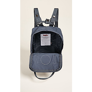 Fjallraven Women's Kanken Mini Backpack, Graphite, Blue, One Size