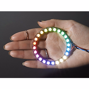 Adafruit Industries NeoPixel Ring - 24 x 5050 RGBW LEDs w/Integrated Drivers - Natural White - ~4500K