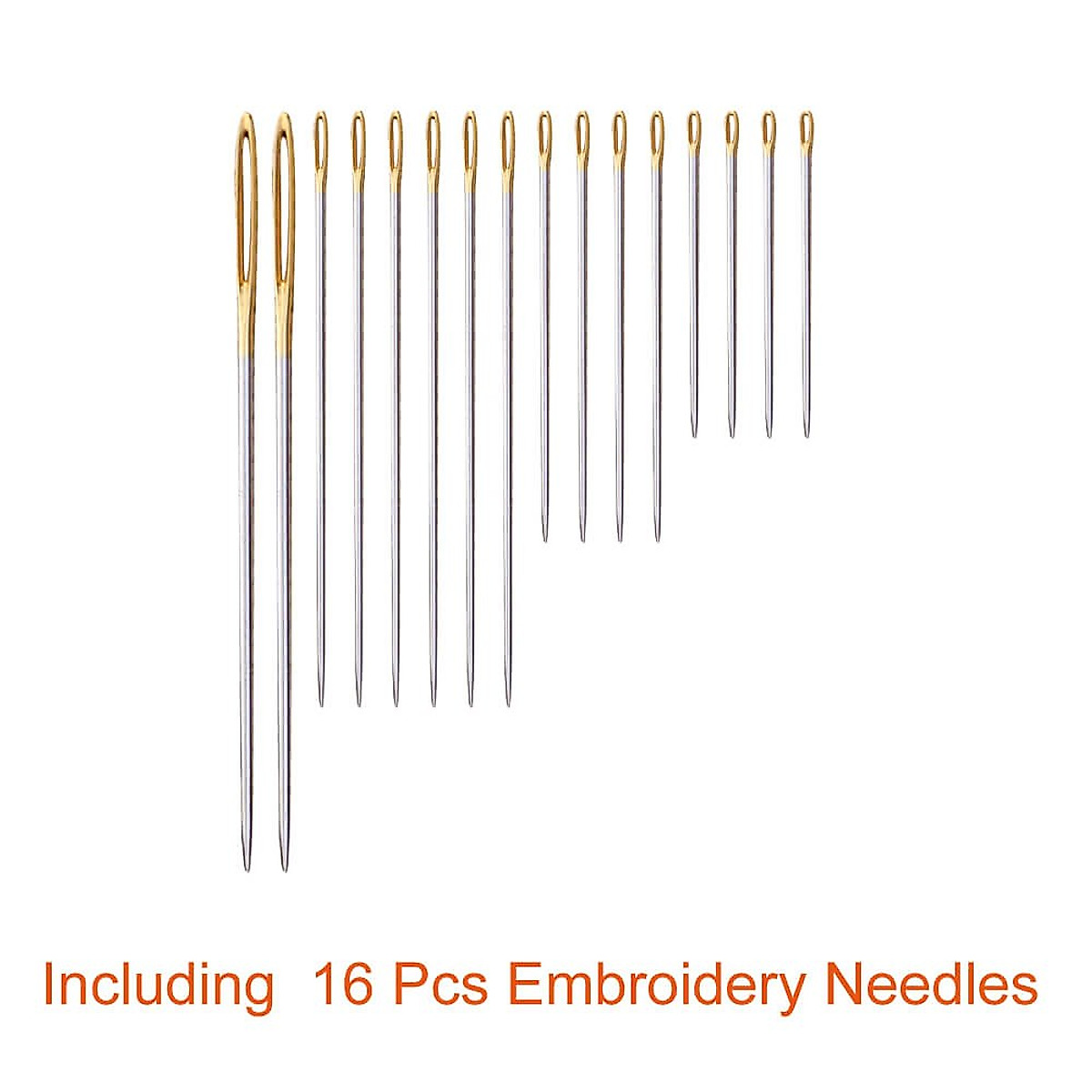 Paxcoo 124 Skeins Embroidery Floss Cross Stitch Thread with Needles