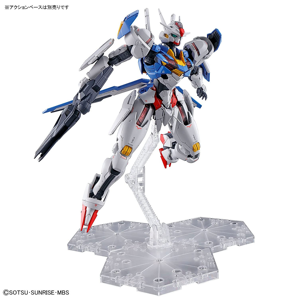 Full Mechanics Mobile Suit Gundam, Witch of Mercury, Gundam Aerial, 1/100 Scale, Color-Coded Plastic Model