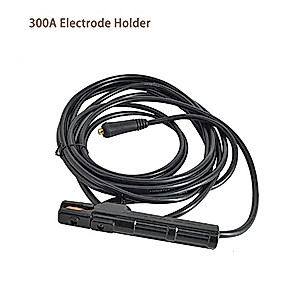 Welding Electrode Holder Connector for MMA/STICK/ARC Inverter Welder 300A Heat Resistant Fit CT418 520TSC ITS200 MIG235 Welder Machine 23Feet