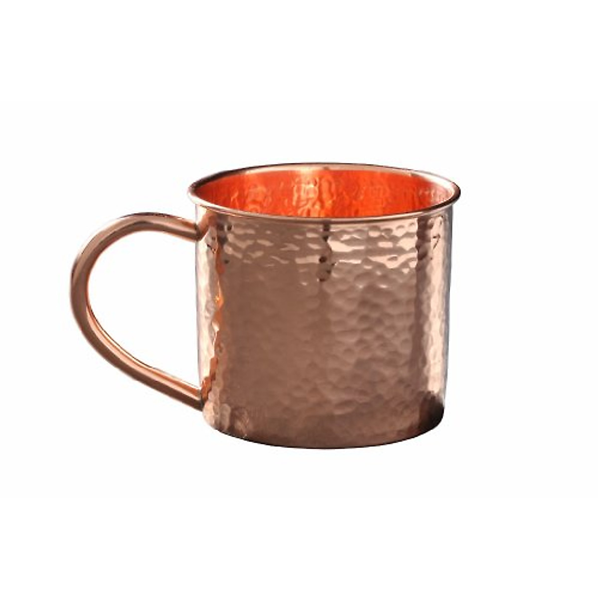 Alchemade 100% Pure Copper Hammered 16 Oz Mug - Perfect Cup For Moscow Mules, Other Cocktails, Or Your Favorite Beverage - Keeps Drinks Colder, Longer