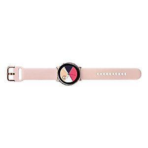 SAMSUNG Galaxy Watch Active (40MM, GPS, Bluetooth) Smart Watch with Fitness Tracking, and Sleep Analysis - Rose Gold (US Version)