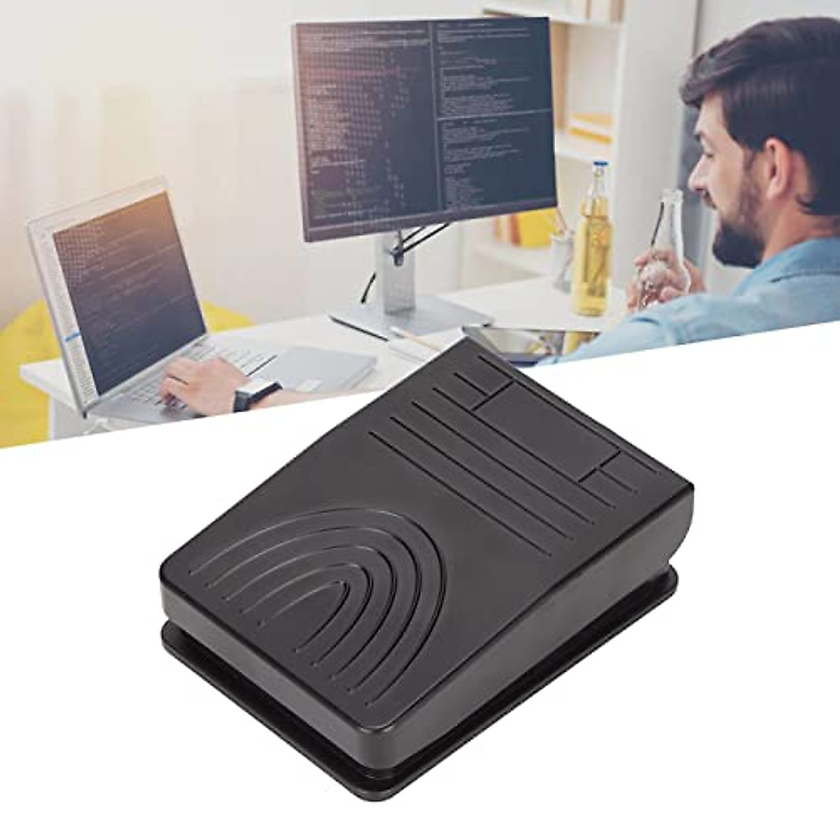 GamingFootPedal, USBFootPedal Mechanical Switch for Game for Mouse for Keyboard