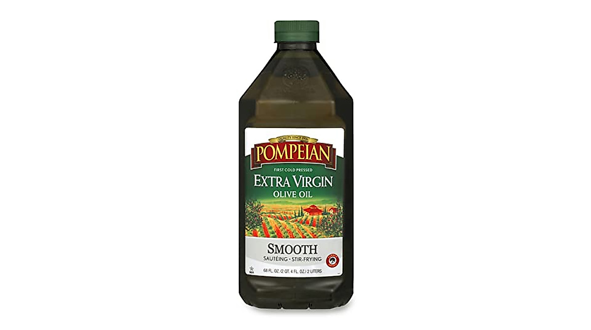 Pompeian Smooth Extra Virgin Olive Oil - First Cold Pressed 68 Fl Oz