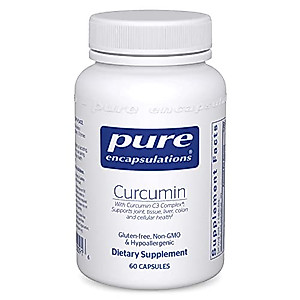 Pure Encapsulations Curcumin | Curcumin C3 Complex to Support Joints, Tissue, Liver, Colon, Brain, and Cellular Health* | 60 Capsules