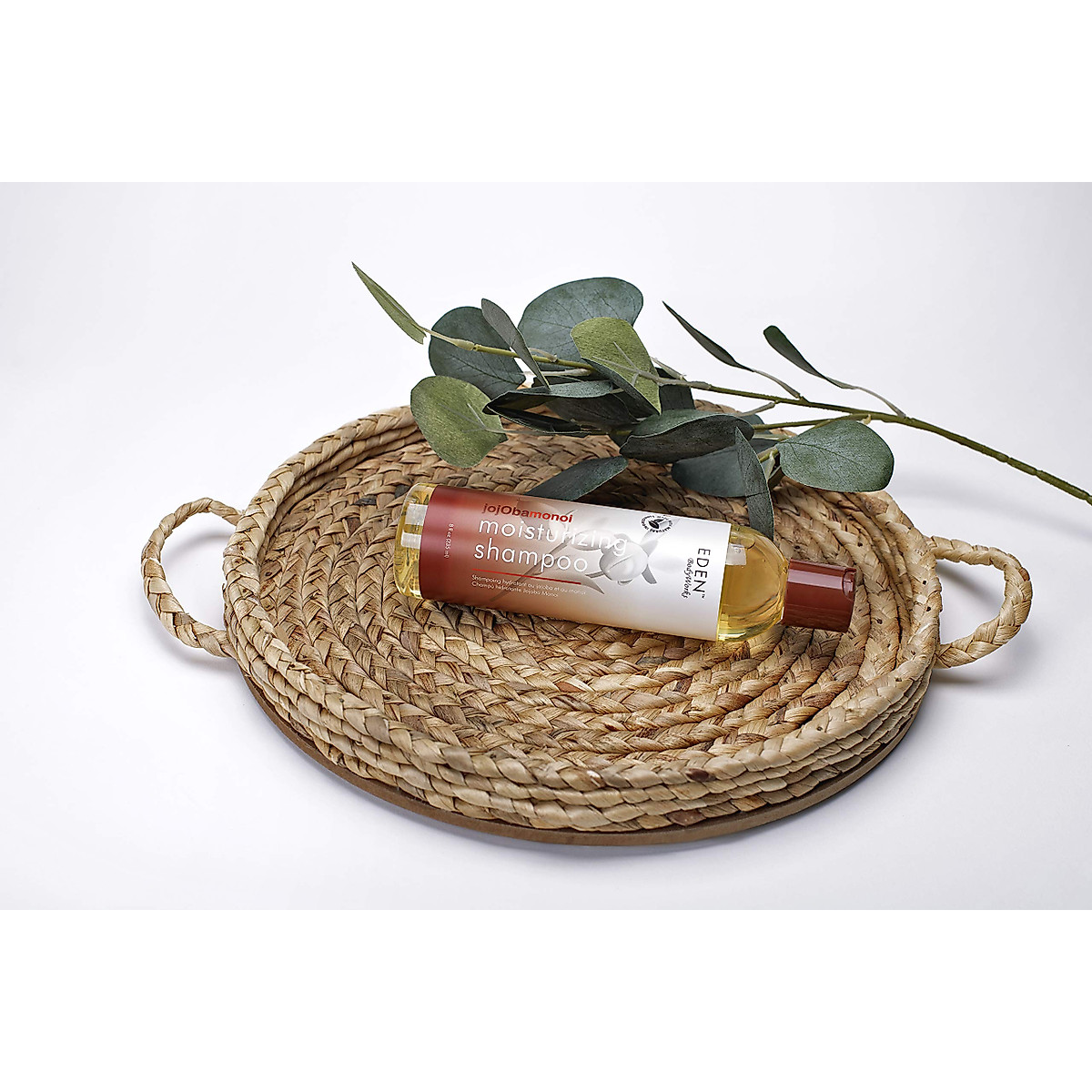 EDEN BodyWorks JojOba Monoi Moisturizing Shampoo | 8 oz | Gently Cleanse, Nourish, & Protect Hair and Scalp - Packaging May Vary