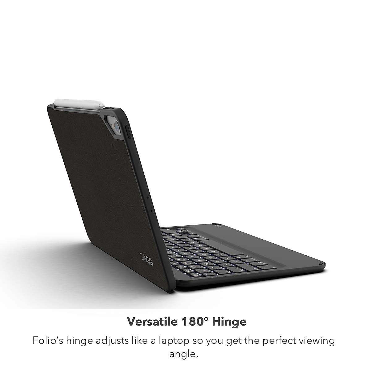 ZAGG Folio Keyboard - Backlit Tablet Keyboard and Case - Made for iPad Pro 11"" (2018) - Black (103002357)