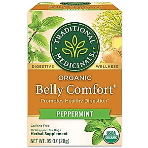 Traditional Medicinals Tea Grn Peppermint Org