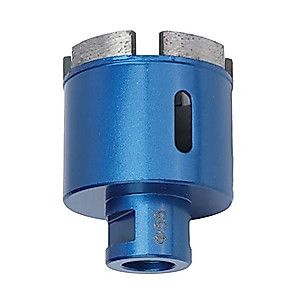 Diamond Core Drill Bits, Diamond Angle Grinder Hole Opener Hole Saws for Wet Drilling Ceramic Porcelain, Tiles,Glass, Marble, Granite(Blue)(35mm)