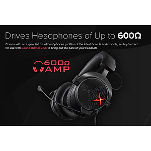 Creative Sound Blaster Z SE Internal PCI-e Gaming Sound Card and DAC, 24-bit / 192 kHz, 116 dB SNR, ASIO, 600Ω Headphones Amp, Mic EQ, Discrete 5.1 / Virtual 7.1, Supports Dolby Digital Live, DTS
