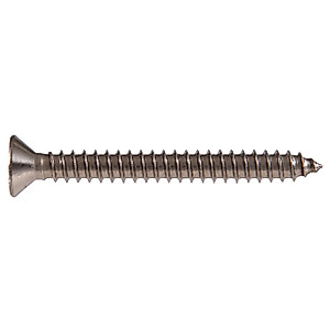 The Hillman GroupThe Hillman Group 42145 Stainless Steel Flat Head Phillips Sheet Metal Screw 6 x 3/4 60-Pack
