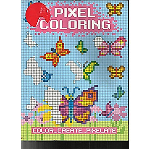 PIXEL COLORING MAGAZINE, COLOR * CREATE * PIXELATE