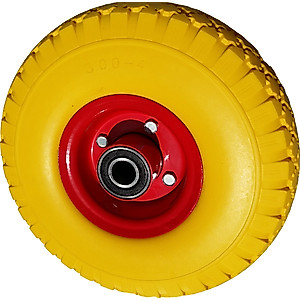3.00-4 Flat Free Tire Hand Truck on Wheel 10 inch (3/4 Bearing)