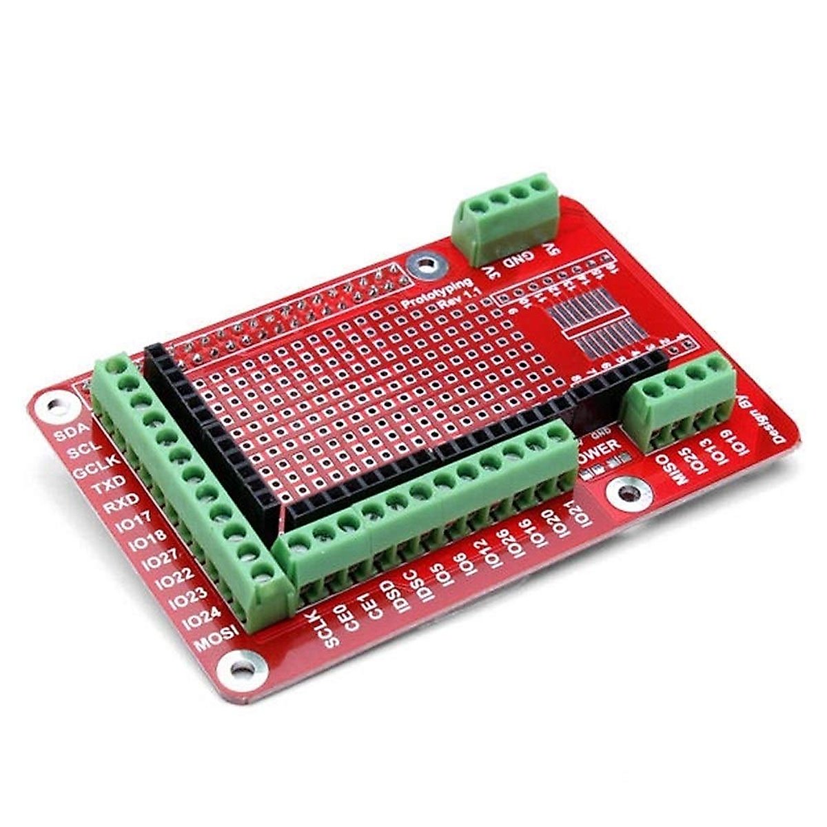 FAUUCHE JF-Xuan DIY kit Module 5pcs Prototyping Expansion Shield Board Fit Compatible with Raspberry Pi 2 Model B+ / B Display Accessories Circuit Boards