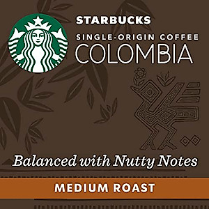 Starbucks by Nespresso Medium Roast Single-Origin Colombia Coffee (50-count single serve capsules, compatible with Nespresso Original Line System)