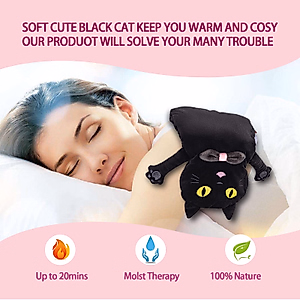 Piyen Microwave Heating Pads for Relieve Cramps Pain,Cute Stuffed Animal Relieve Pain of Period Menstrual Cramp Back Neck Shoulder Muscles Knee Joints Pain, Heating Pad Microwavable Moist Heat Pack