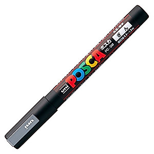 uni Posca Fine Marker, Silver (PC3M.26)