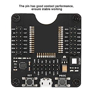 1 pcs ESP-WROOM-32 Adapter, Small Batch Test Burn Fixture Test Board Burn Fixture for ESP-WROOM-32 Minimum System Development Board 27g/1.0oz