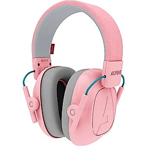 Alpine Muffy Kids - Noise Cancelling Headphones for Kids - CE & ANSI Certified - 25dB - Sensory & Concentration Aid - Pink