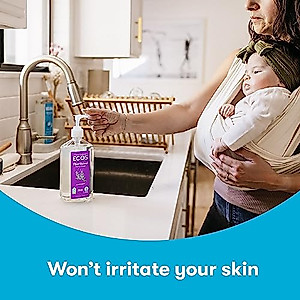 ECOS Hypoallergenic Hand Soap - All Natural pH-Balanced Handwash Soap with Vitamin E - Safe for Sensitive Skin - Lavender - 17 Oz Bottle (6 pack)