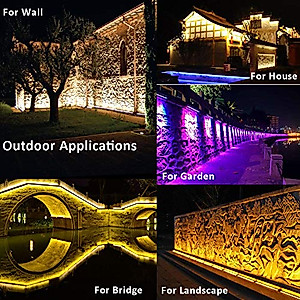 JSN&PC LED Wall Washer 36W IP65 Waterproof Outdoor Light for Advertising Boards, Billboard,Building Commercial Lighting (Blue)