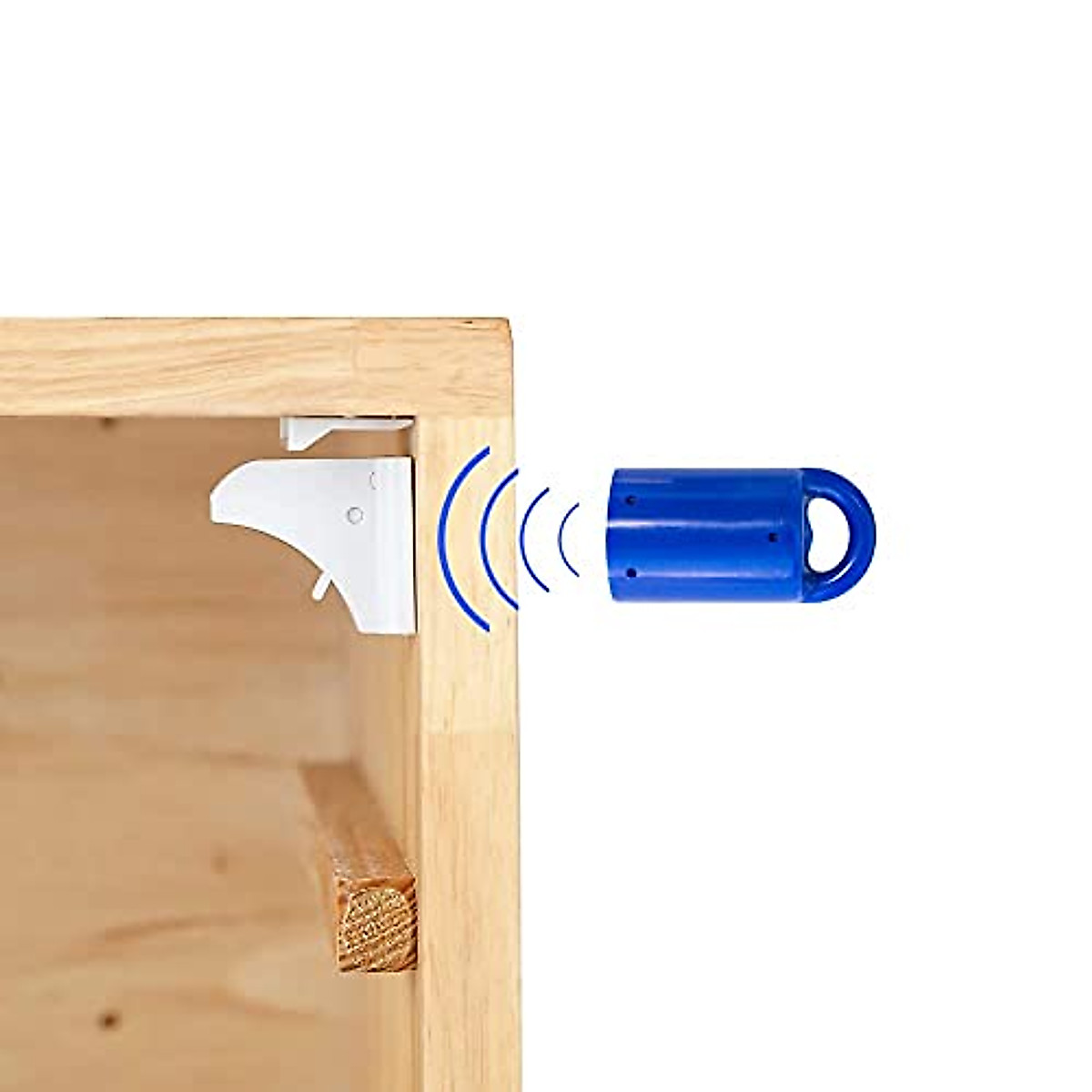 MAGNET PAL Child Safety Cabinet Lock Replacement Key - Key (1) Pack (Red)