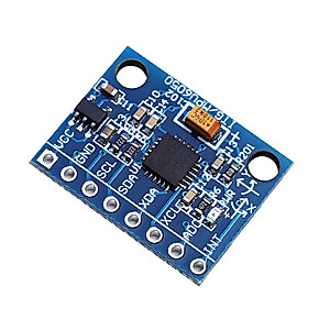 Teyleten Robot GY-521 MPU-6050 MPU6050 3-Axis Accelerometer Gyroscope Sensor Module 6-axis Accelerometer Gyroscope Sensor Module IIC I2C 3-5V for Arduino 5pcs