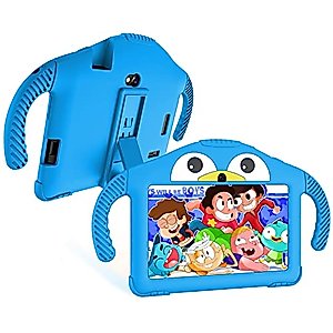 NORTH BISON Toddler Tablets Age 2-4, 7 inch Android 11 Tablet for Kids, 3GB 32GB Toddler Tablet with Bluetooth, WiFi, GMS, Parental Control, Dual Camera, Shockproof Case, Educational, Games