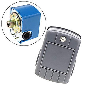 SING F LTD 2Pole 1/4" NPT Port Well Water Pump Pressure Control Switch 40-60PSI Adjustable for Garden Water Pump