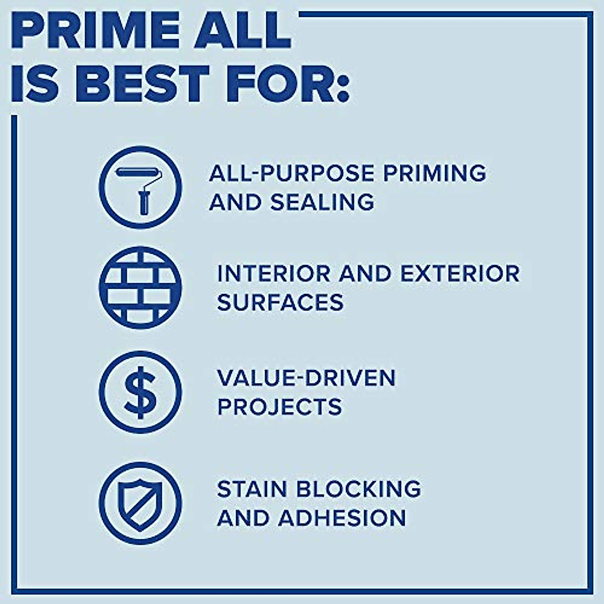 INSL-X AP100009A-04 Prime All Multi-Surface Acrylic Primer, White 32 Fl Oz (Pack of 1)