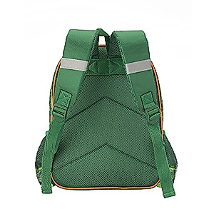 Meetbelify 13inch Backpack for Boys Preschool Backpacks for Toddler Boys Small Kindergarten Bookbag for Little Boys Kids 3-5 with Drawstring Bag Birthday Gift