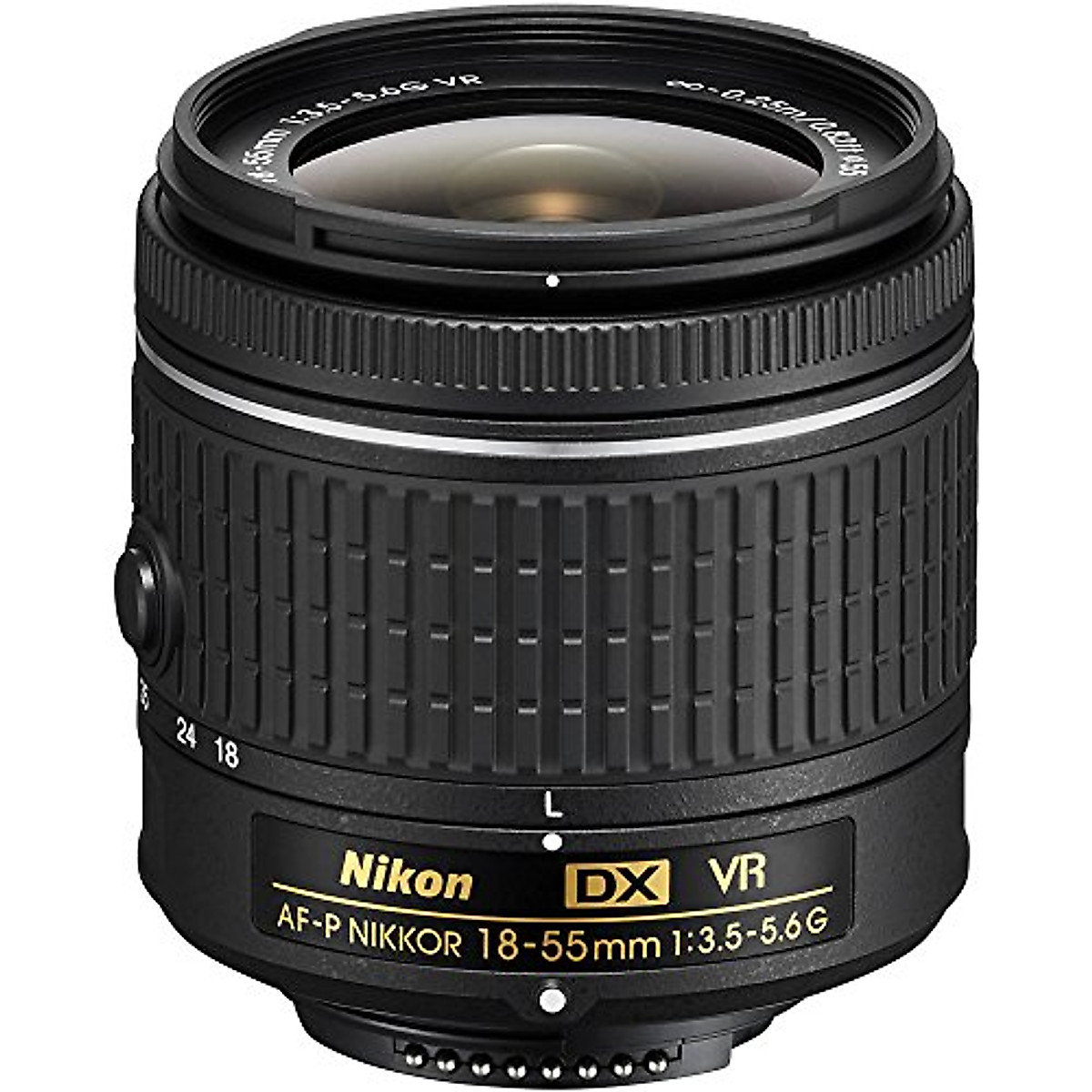 Nikon 18-55mm f/3.5-5.6G VR AF-P DX Zoom-Nikkor Lens - (Renewed)