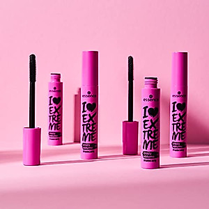 essence | I Love Extreme Volume Mascara Crazy Volume | Paraben Free | Cruelty Free | Black (Pack of 1, Crazy Volume)
