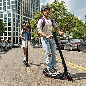 Jetson Rhythm Folding Electric Scooter | Weight Limit up to 220 lb, Ages 12+| 6.5” Wheels | 250-Watt Hub Motor | Easy Folding Mechanism, 3 Speed Modes | Thumb Throttle | Top Speed of 15 MPH