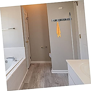 Cabilock Wall Mounted Holder Alumimum Mop Rack Household Metal Abs Wall Mounted Organizer