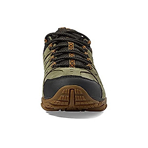 Merrell Crosslander 2 Hiking Shoes for Men - Lace Up Closure with Anti-Slip and Gripping Sole, and Breathable Shoes Olive 1 10 M