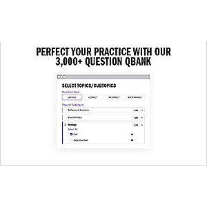 MCAT Self-Study Toolkit 2023-2024: Includes MCAT Complete 7 Book Set, 6 Full-Length Online Practice Tests + Customizable 3,000 Question Practice Bank