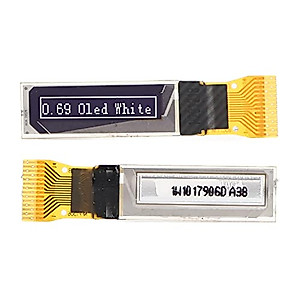 Mxzzand LCD Display Screen, Thin Wide Compatibility 4Pcs Digital LCD Board 0.69in 96x16 14 Pin for DIY
