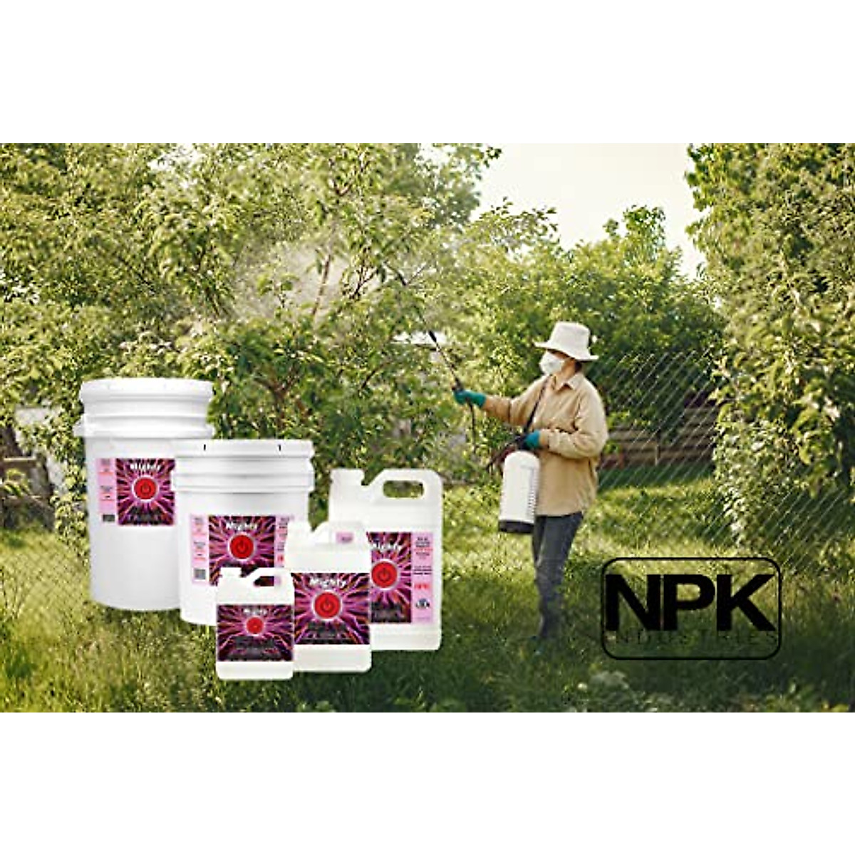 Mighty by NPK Industries Plant Care Bug mite Garden pest Spray (1 Gallon)