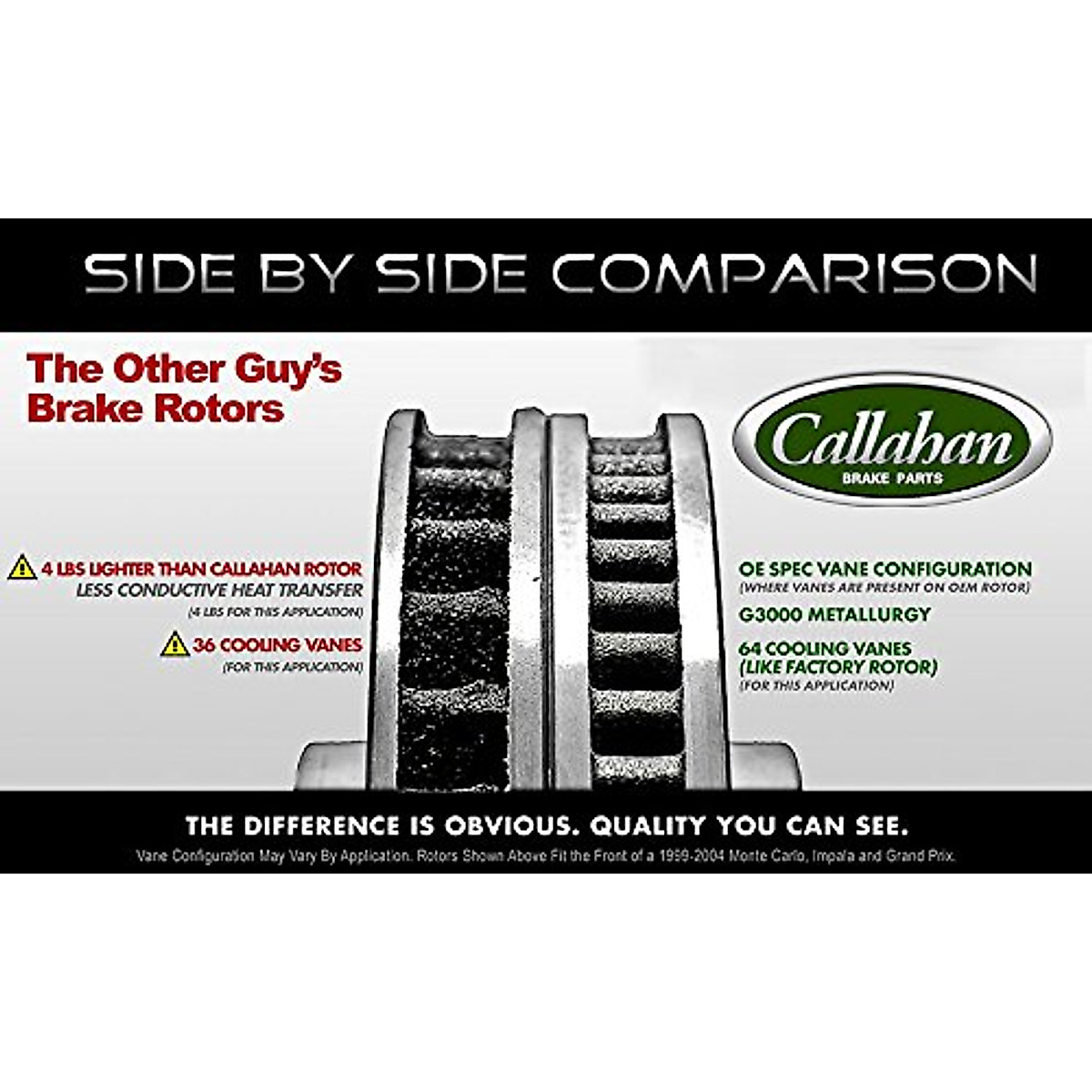 Callahan Front Brakes For 2005 2006 2007 2008 2009 2010 Ford F-250 F-350 4X4 4WD Drilled and Slotted Brake Rotors