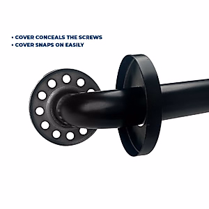 Grab Bar Bundle - ADA Compliance - Matte Black, 1.5" Diameter - 18", 36", 42" - Pack of 3