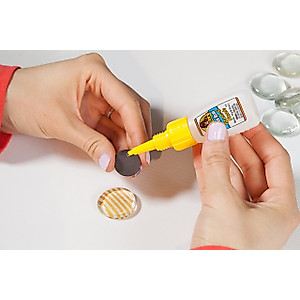 Gorilla Super Glue with Brush & Nozzle Applicator, 12 Gram, Clear, (Pack of 10)