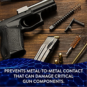 AtomOil Gun Oil for Gun Cleaning Kit | Gun Cleaner, Lubricant, and Protectant | Non-Toxic, Odorless Formulation for Safe Handling | Gun Accessories and Gun Cleaning Supplies | 4 Fl Oz. Bottle