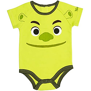Welcome to the Universe Baby Shrek Baby Bodysuit, Pant & Hat 3 Piece Set
