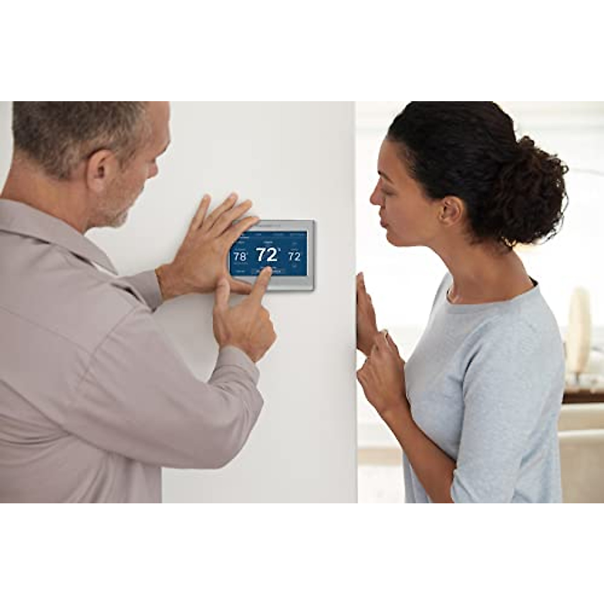 Honeywell Home RENEWRTH9585WF Wi-Fi Smart Color Thermostat (Renewed)