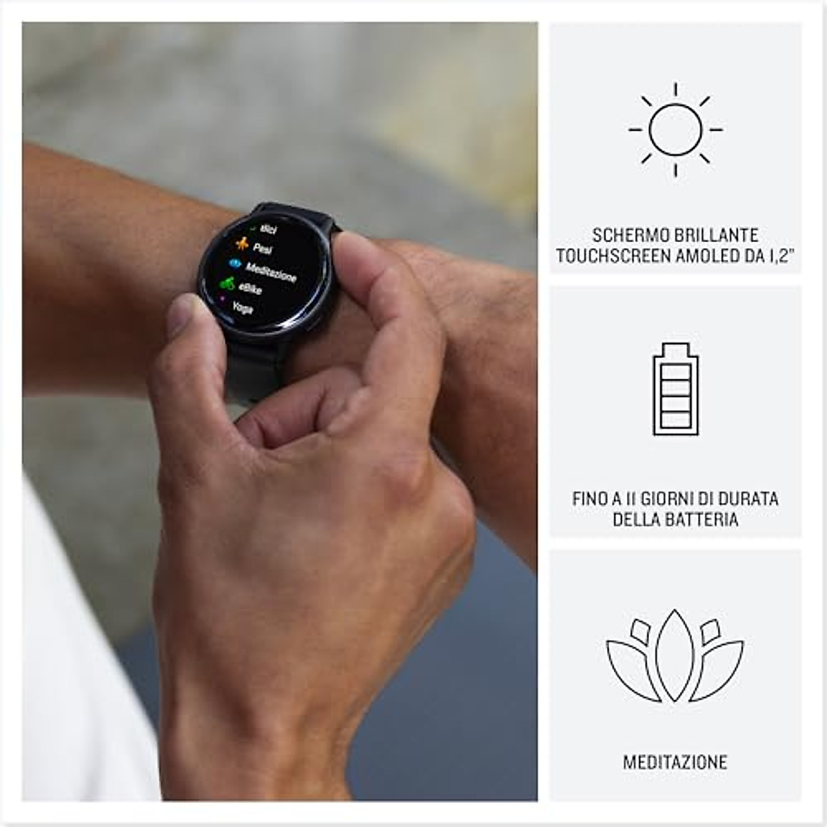 Garmin vívoactive 5, Health and Fitness GPS Smartwatch, AMOLED Display, Up to 11 Days of Battery, Black