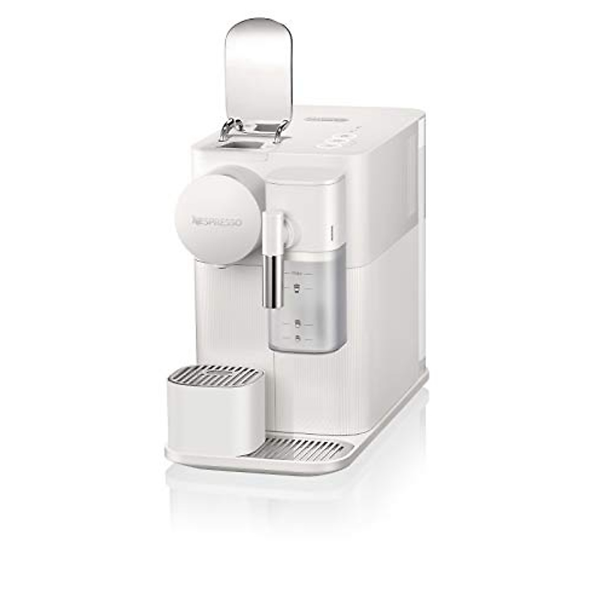 Nespresso Lattissima One Original Espresso Machine with Milk Frother by De'Longhi, Silky White