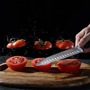 PICKWILL Kitchen Knife Set, 3-Piece Chef Knife Set, Sharp Knives Set with Wooden Handle, High Carbon Stainless Steel Professional Kitchen Knives, Elegant Gift Box for Home or Restaurant